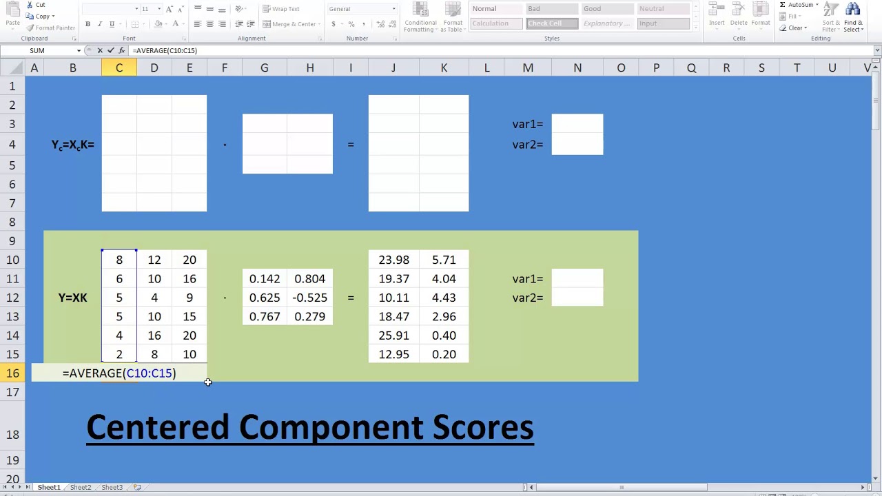 4 17 Centered Component Scores - YouTube