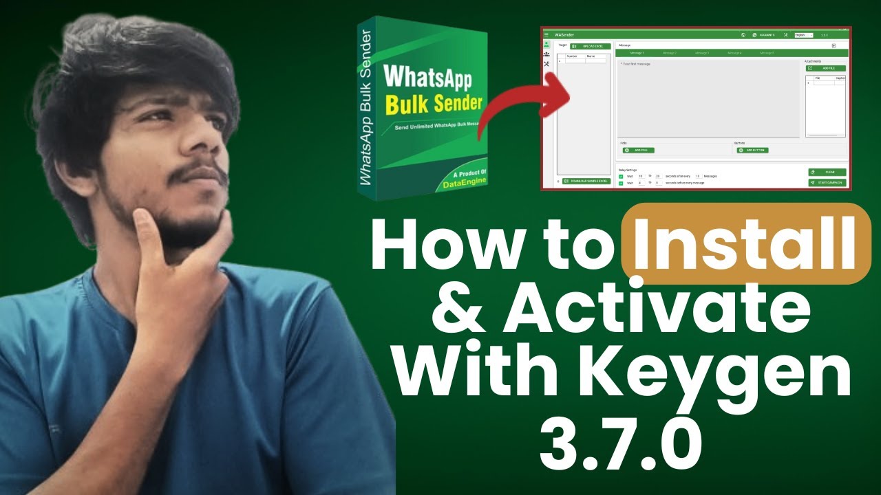 How to install wa sender free bulk messaging 2025 | Wa sender 3.7.0 ...