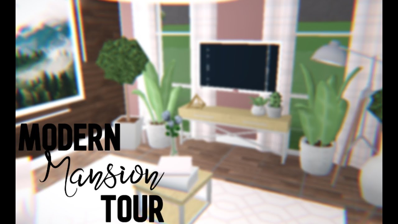Modern Mansion Tour! | Bloxburg | xFandyx - YouTube