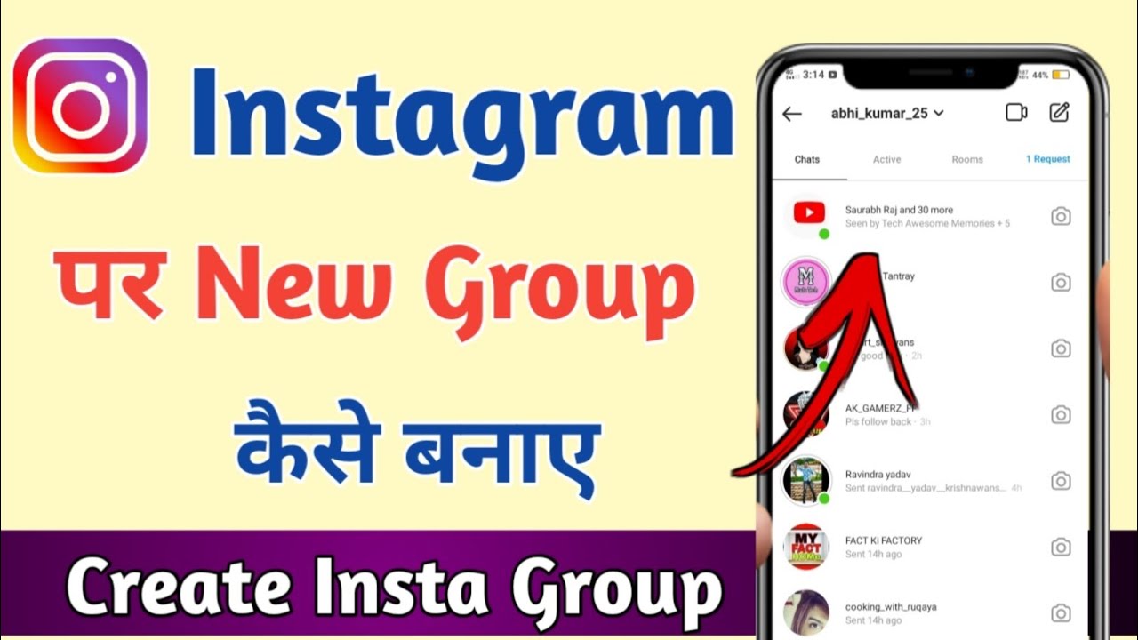 instagram par group kaise bnaye | how to create group in instagram ...