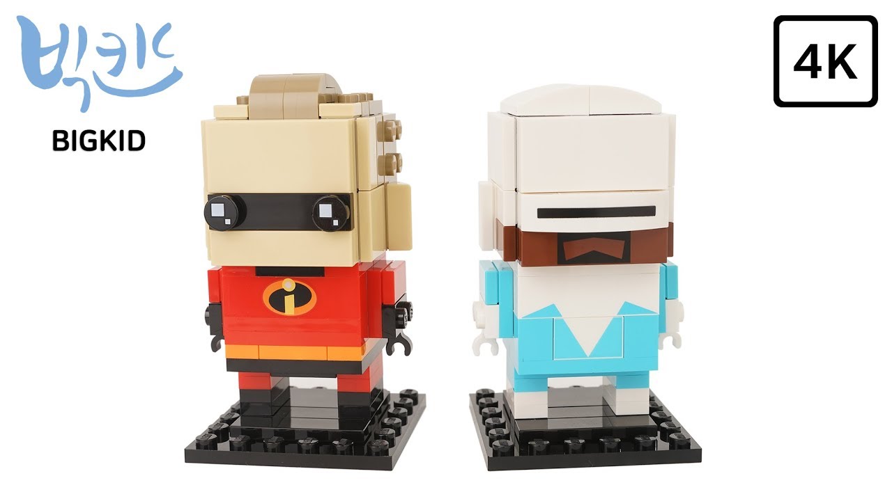 LEGO BrickHeadz 41613 Mr. Incredible & Frozone - Lego Speed Build 4K ...