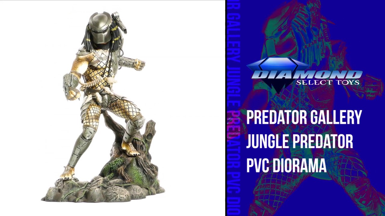Predator Gallery Jungle Predator PVC Diorama Unboxing + 360 - YouTube
