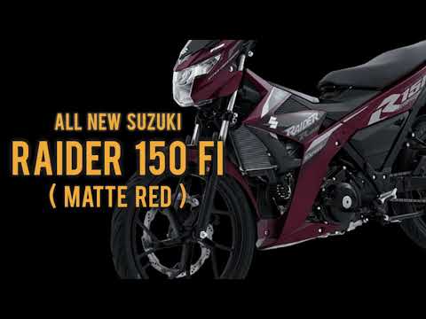 Suzuki Raider 150 Fi ( Matte Red ) SRP 109,900 - YouTube