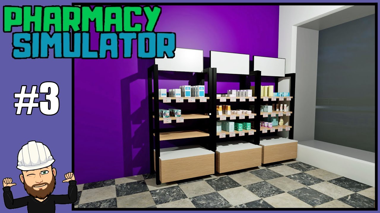 New Worker & Derma Cosmetics - Pharmacy Simulator #3 - YouTube