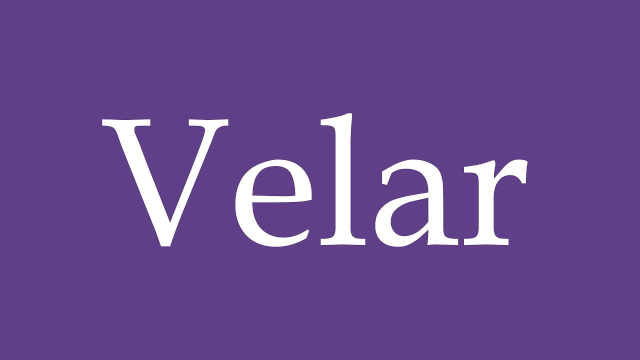 How To Pronounce ''Velar'' (To Ensure) Correctly in Spanish - YouTube