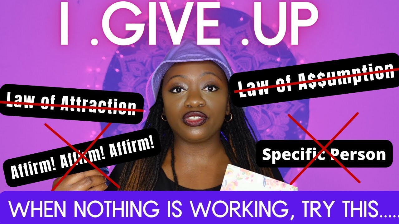 when-i-gave-up-i-manifested-in-3-days-law-of-assumption-youtube