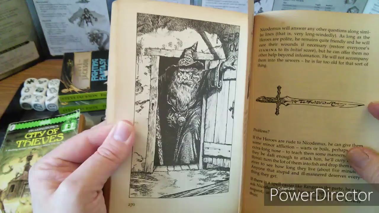 Return to Port Blacksand - Fighting Fantasy Solo Role-playing - YouTube