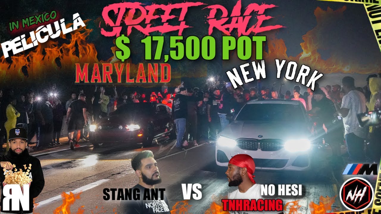 STREET RACE IN MARYLAND NO HESI BUILT BMW M340 (NY) VS (MD) BUILT ...