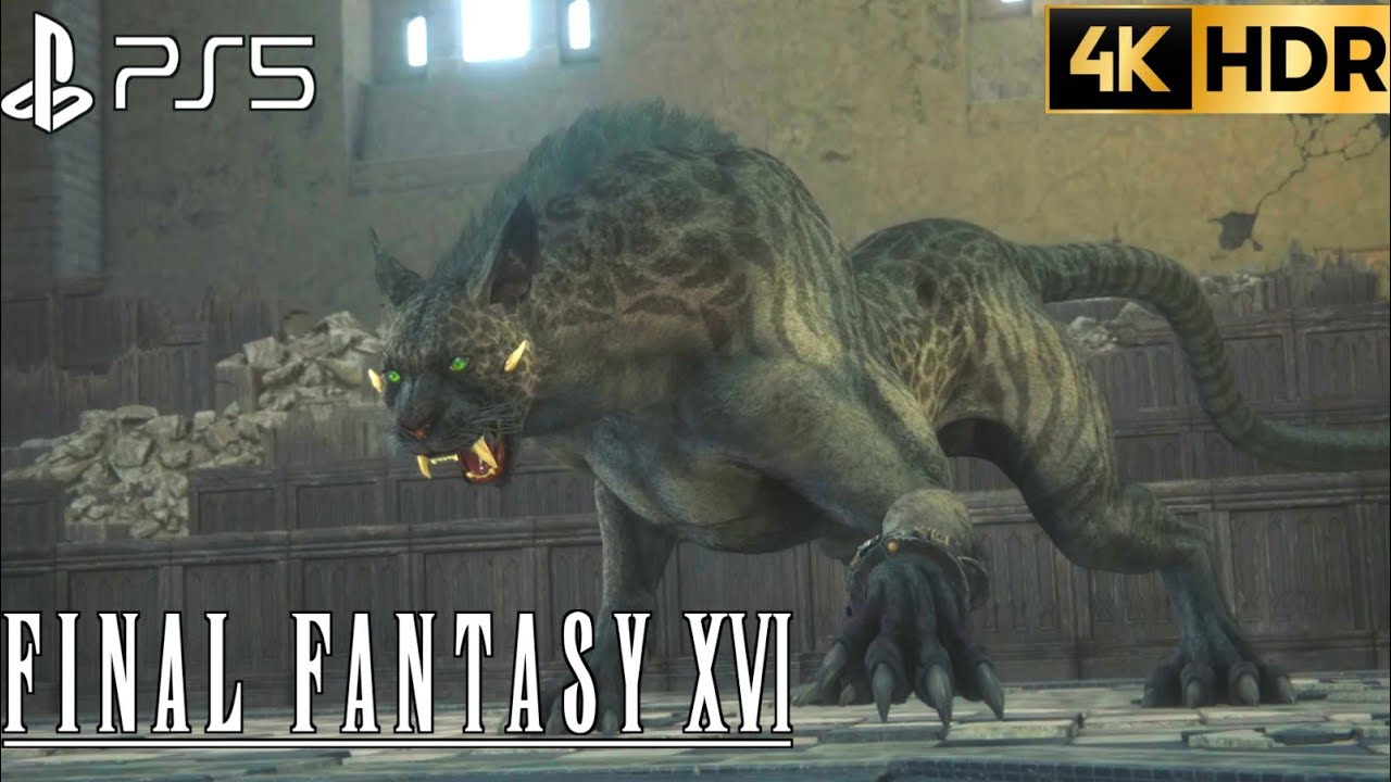 Clive Vs Panther Final Fantasy 16 Panther Boss Fight 4K | Final Fantasy ...