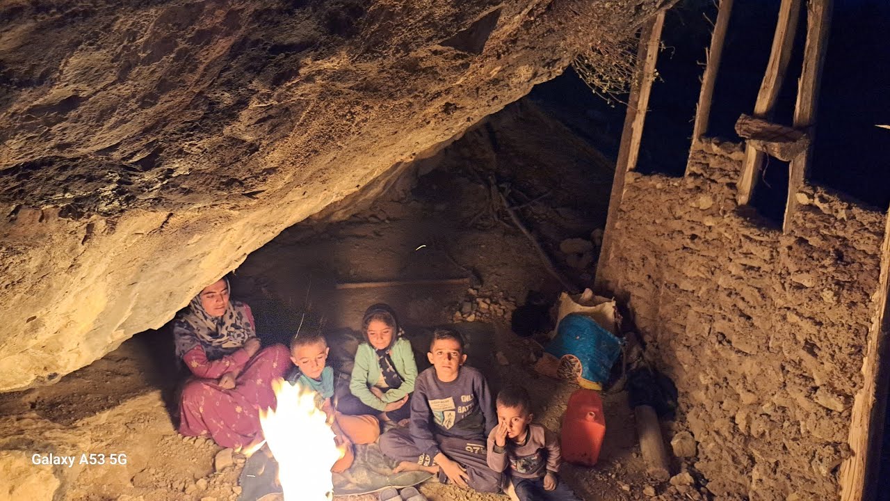The daily life of nomads in the mountain shelter | Iran 2023 - YouTube