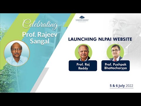 Prof Raj Reddy & Prof Pushpak Bhattacharyya - Launching NLPAI website ...