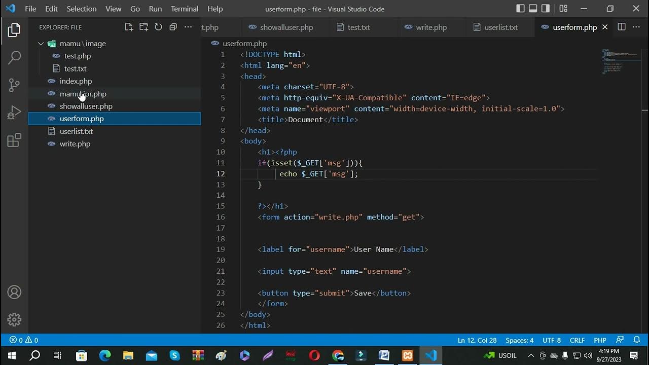 05#File Handling in PHP with example | PHP File Handling || Bangla Tutorial (get put link unlink ...