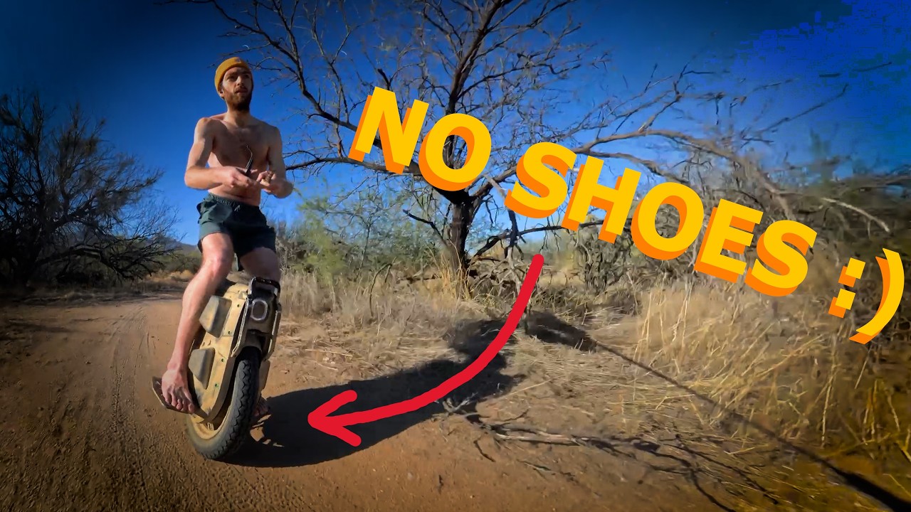 No Shoes Zoobz | Inmotion V13 Pro (52mph w/o shoes, skip to end) - YouTube