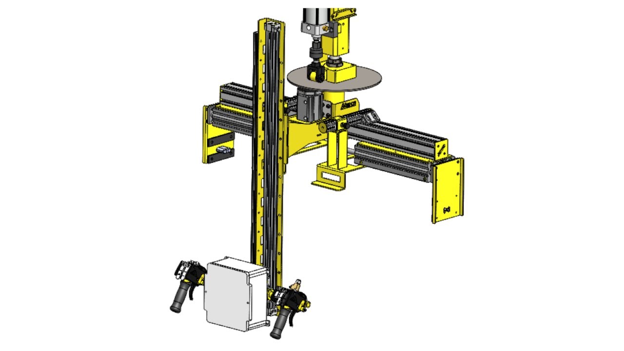 AIM6739 150 LB. Box Lifting Gripper w/ Wrist Swivel Brake on a Dual ...