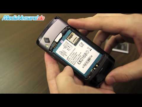 Samsung S8500 Wave SIM-Karte und Akku einsetzen Handy Telefon Mobile