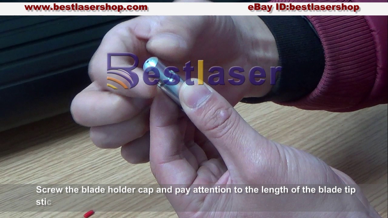 How to install blade holder on the cutting plotter? - YouTube