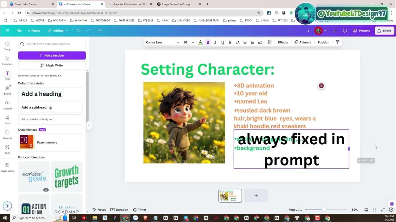New Full Course How to Create 3D Consistent Character with Canva Dream Lab - YouTube