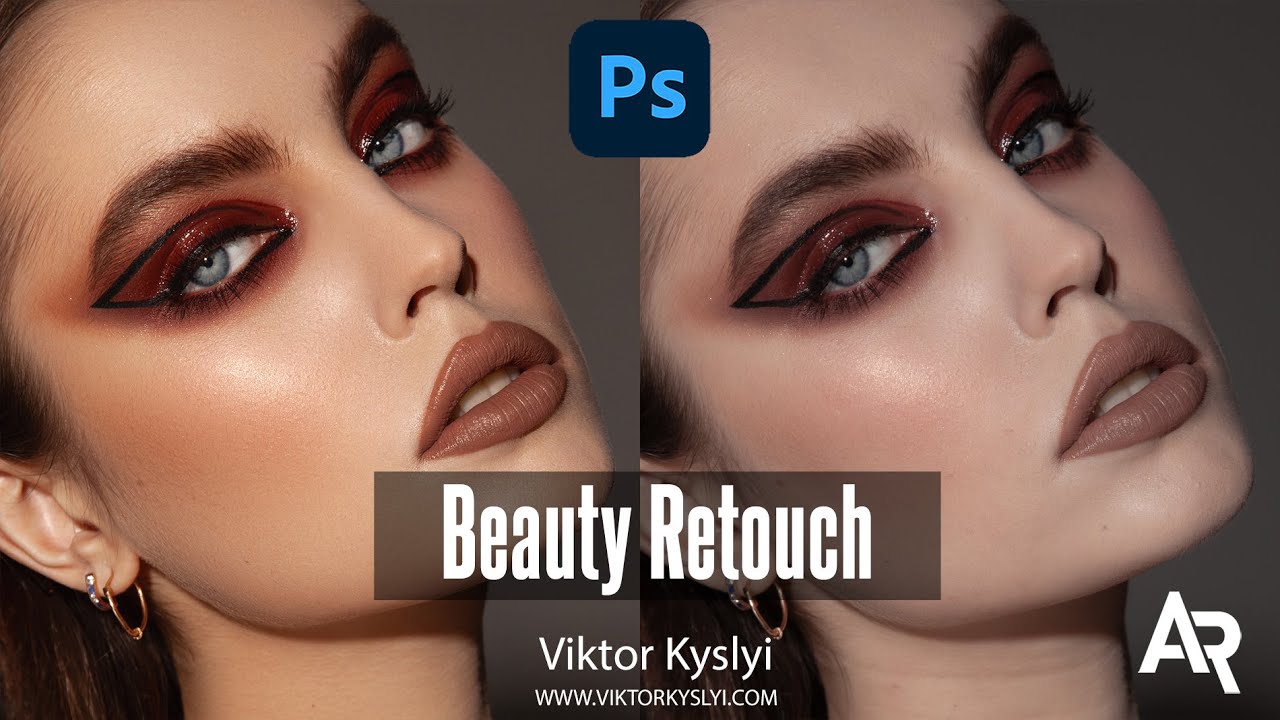 How to retouch Beauty photos in photoshop. Makeup retouching. Skin ...