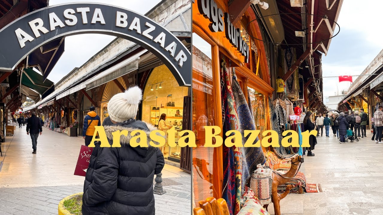 Arasta Bazaar Istanbul Turkey | walking Tour | Near Blue Mosque | 2024 ...