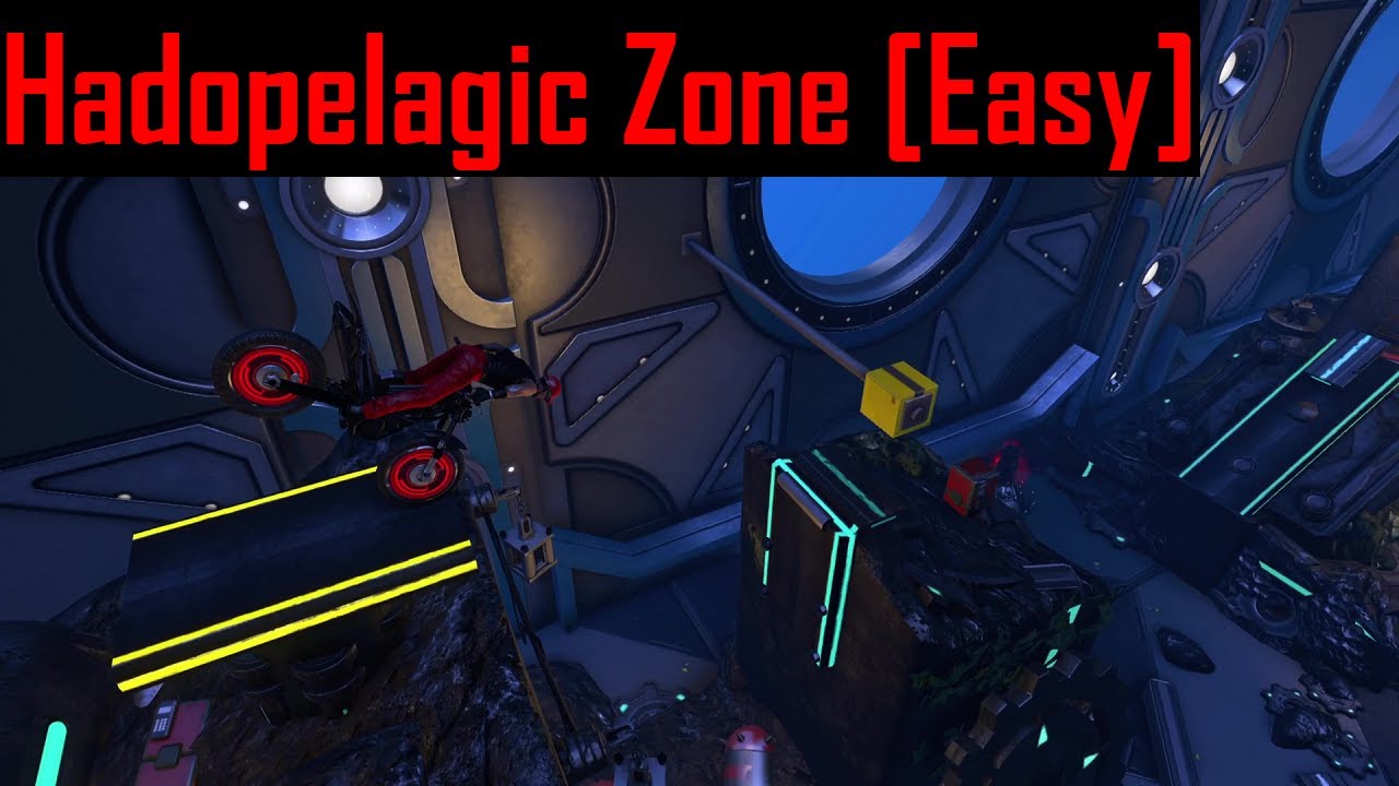 Trials Fusion - Hadopelagic Zone [Easy] - [Ninja Level 2-3] - YouTube