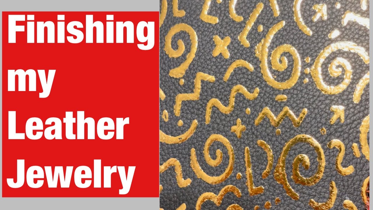 Tranform Leather into Luxe: Foil on Leather finishing techniques - YouTube