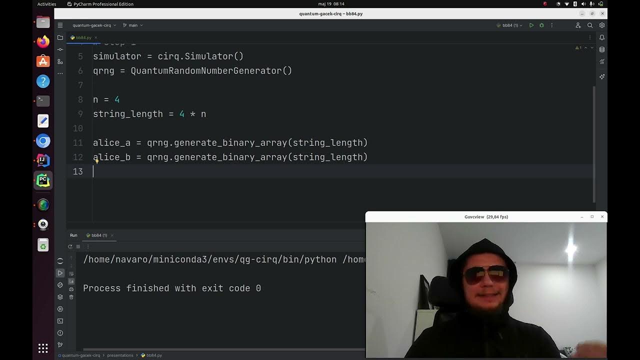 Securing messages using Laws of Nature - BB84 Protocol, Quantum Computing With Cirq - YouTube