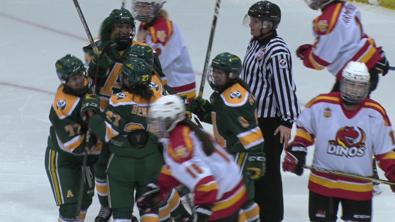 Highlights: Pandas Hockey vs University of Calgary Dinos - November 1st ...