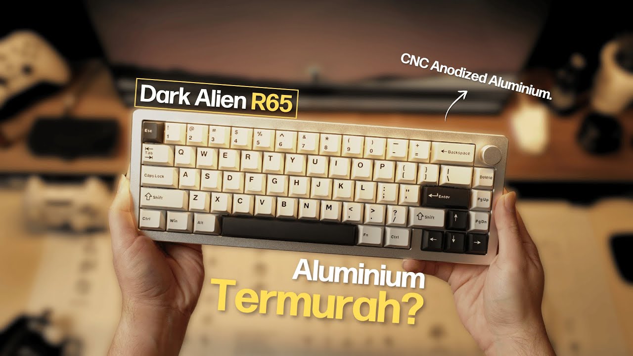 Keyboard Aluminium Wireless TERMURAH, UNDER 1 JUTA !! (Review Dark ...
