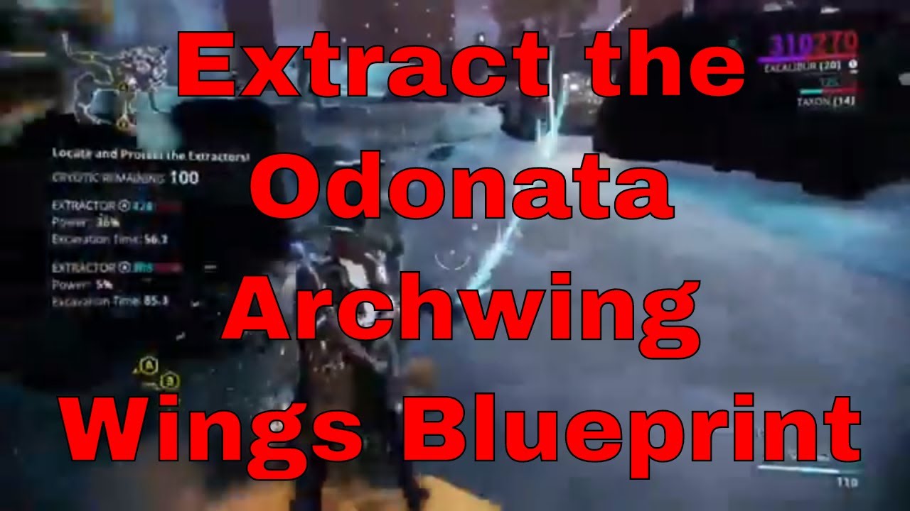 Warframe - The Archwing - Extract The Odonata Archwing Wings Blueprint ...