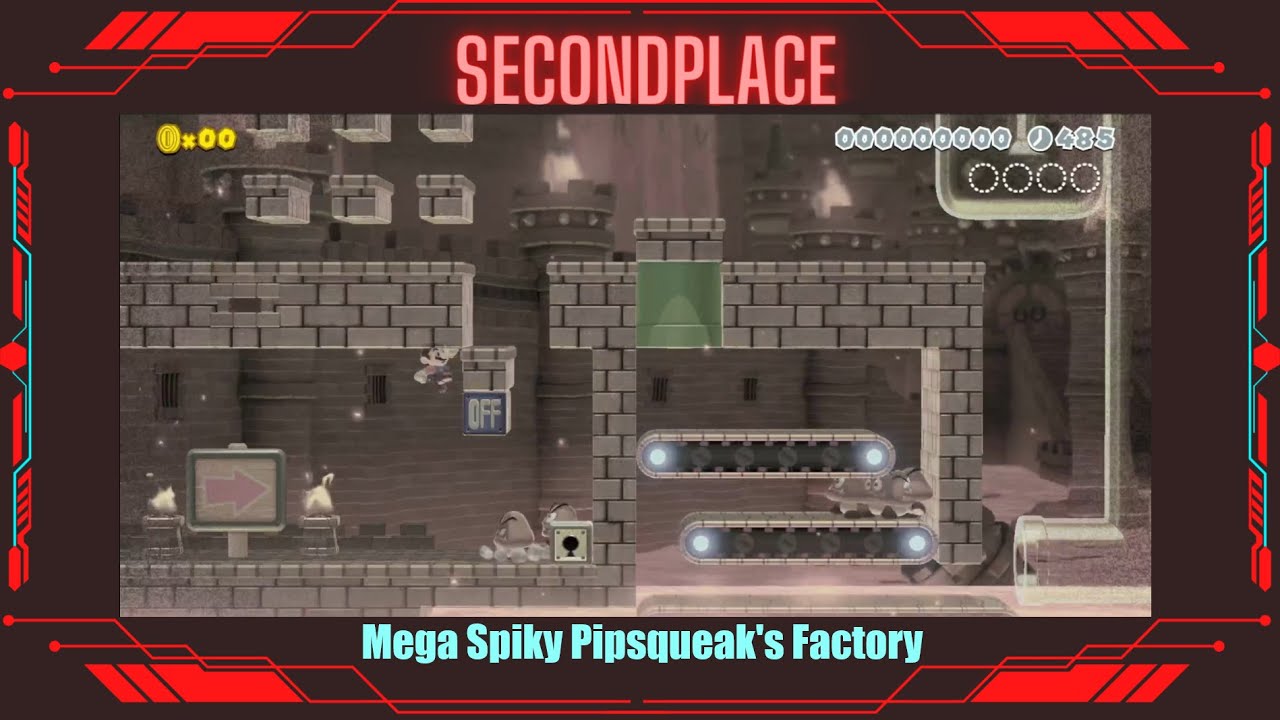 Super Mario Maker 2: Mega Spiky Pipsqueak's factory - YouTube