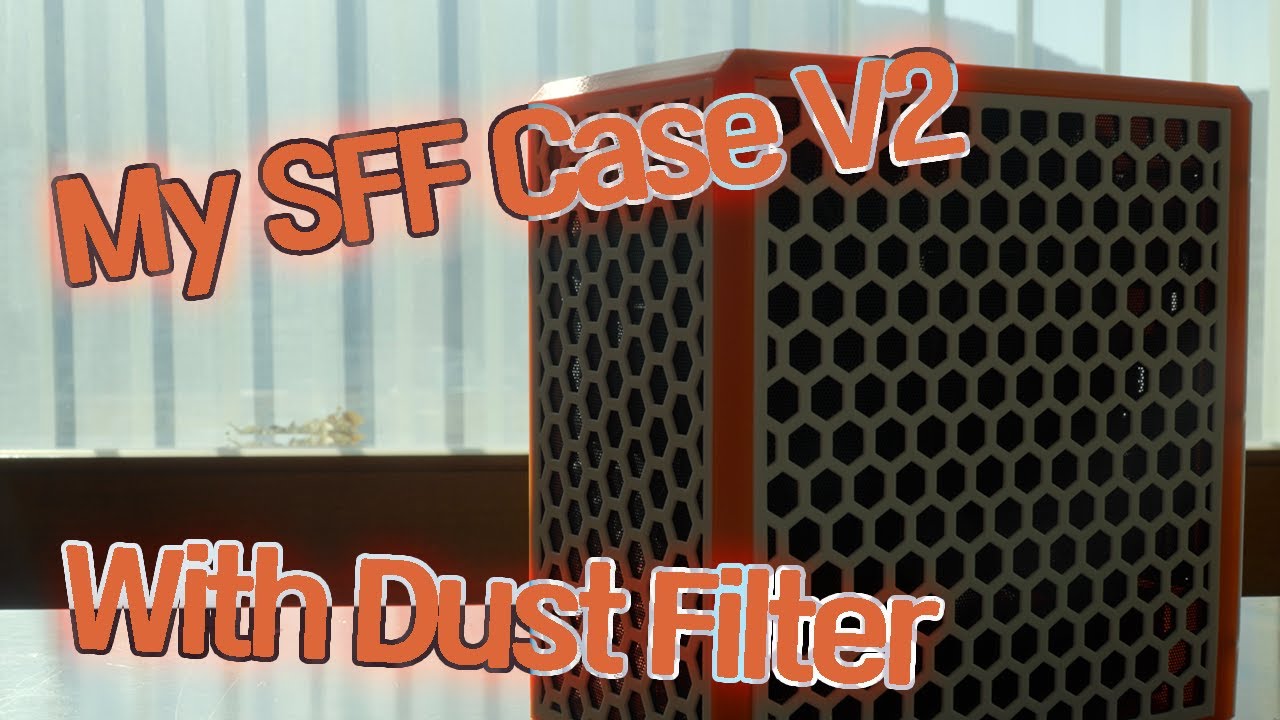 DIY SFF ITX Case mk2(with Dust Filter) - YouTube