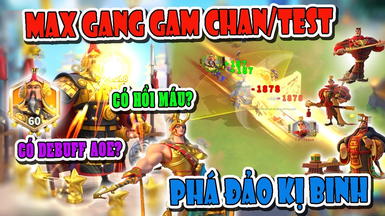 " MÚC MẠNH" Max Gang Gam Chan ,Đấm Vỡ ALO Đám Bộ /Cung ,Test Tướng Meta ...