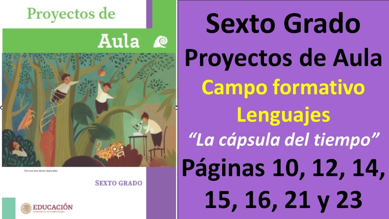 Proyectos de Aula Sexto Grado. Páginas 10, 12, 14, 15, 16, 21 y 23 ...