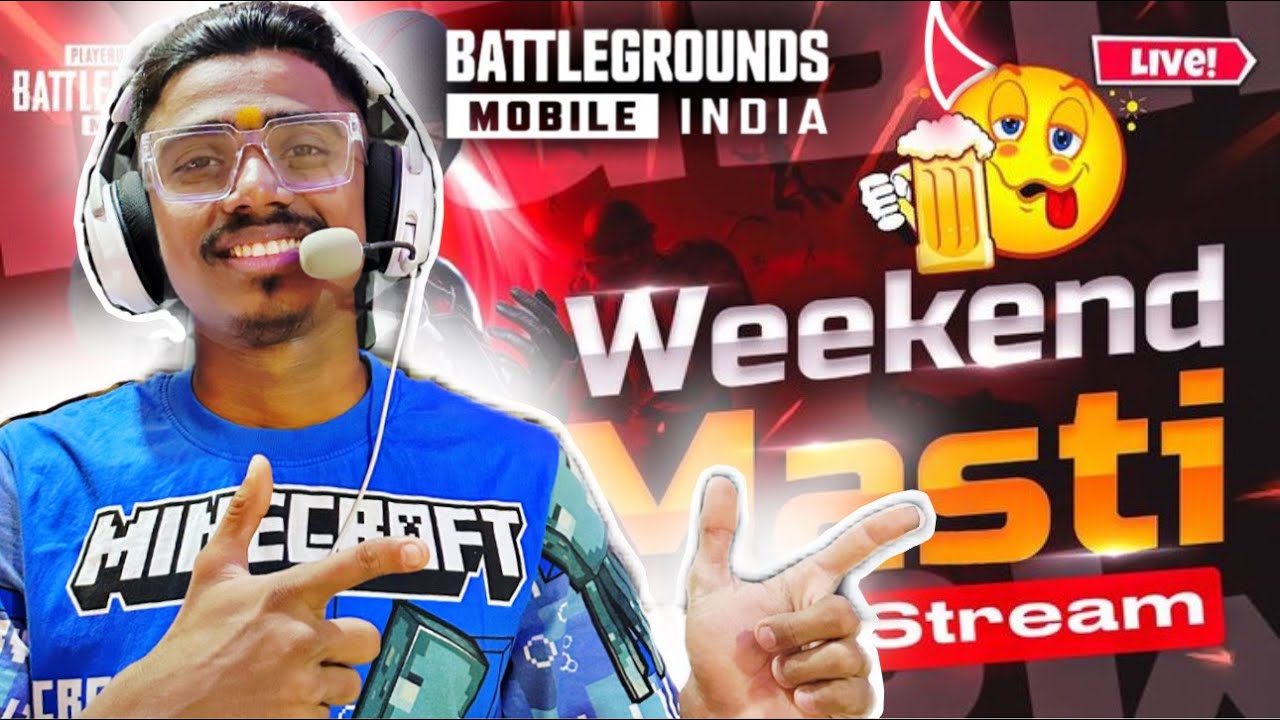 Weekend Masti Stream Day 39 #bgmi #youtubelive #livestream #live #masti ...