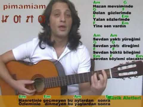 Öner Yavuz Gitar Dersleri 59  Ara Beni Ara Yar   Grup Merdiven, Sevdan  Sümer Ezgü