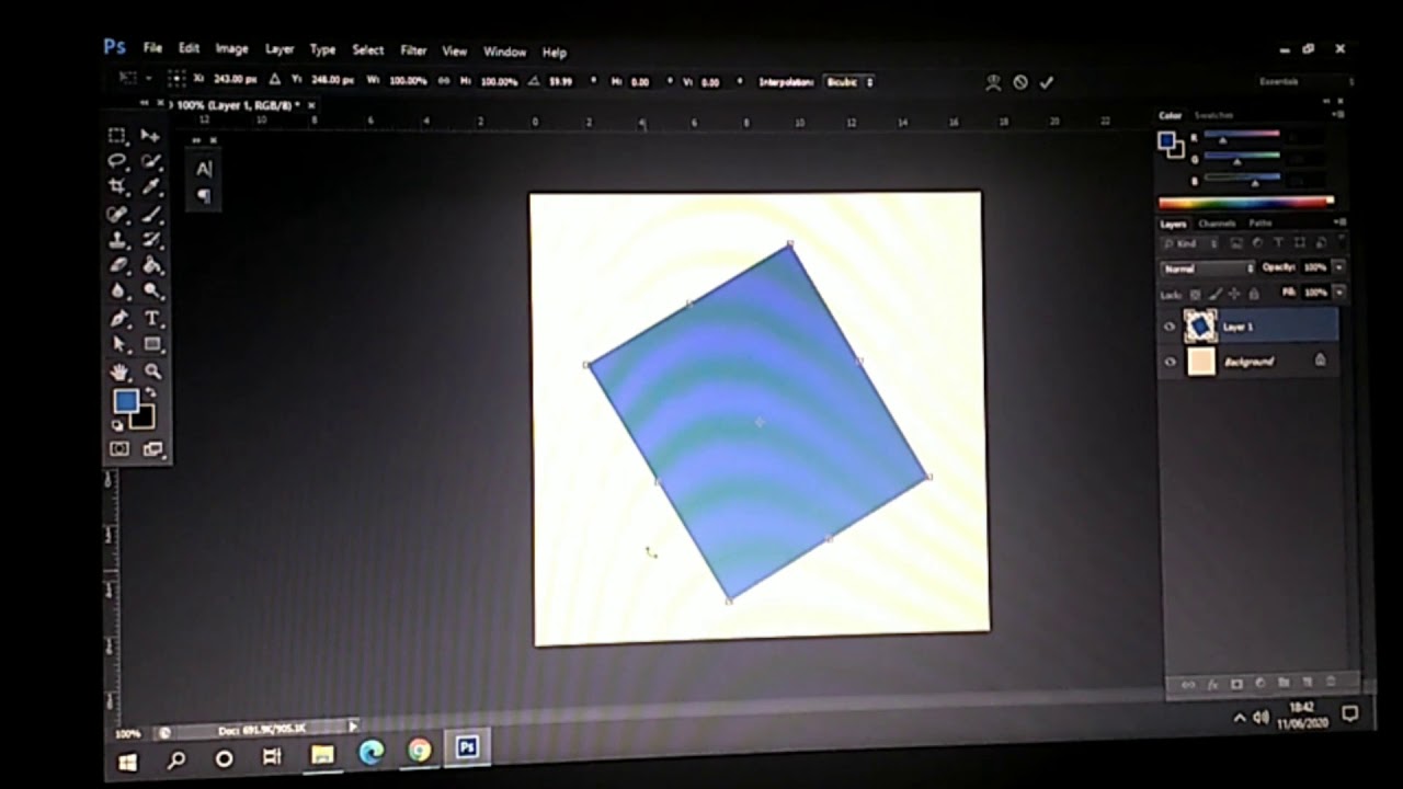 How to draw boxes in photoshop - YouTube