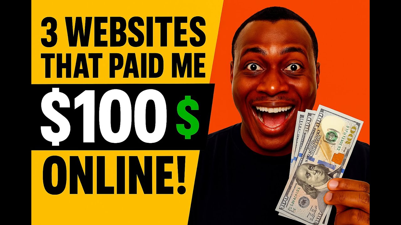 3 Websites That Paid Me $100 Online! Use These Sites Now! - YouTube