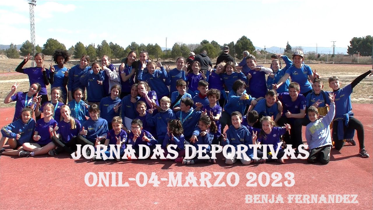 JORNADAS DEPORTIVAS ONIL 4-MARZO-2023 - YouTube