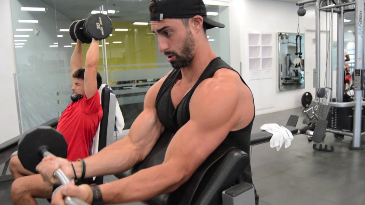 Live Shoulder and Biceps Workout with Tony Thomas Sports and BRP ...