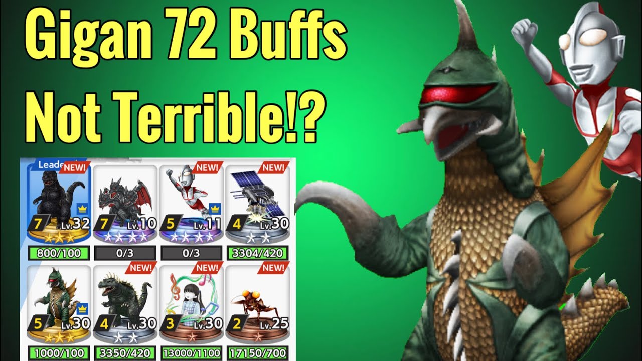 Gigan 72 weird unit, weird team! Godzilla Battle Line: Ranked Battles ...