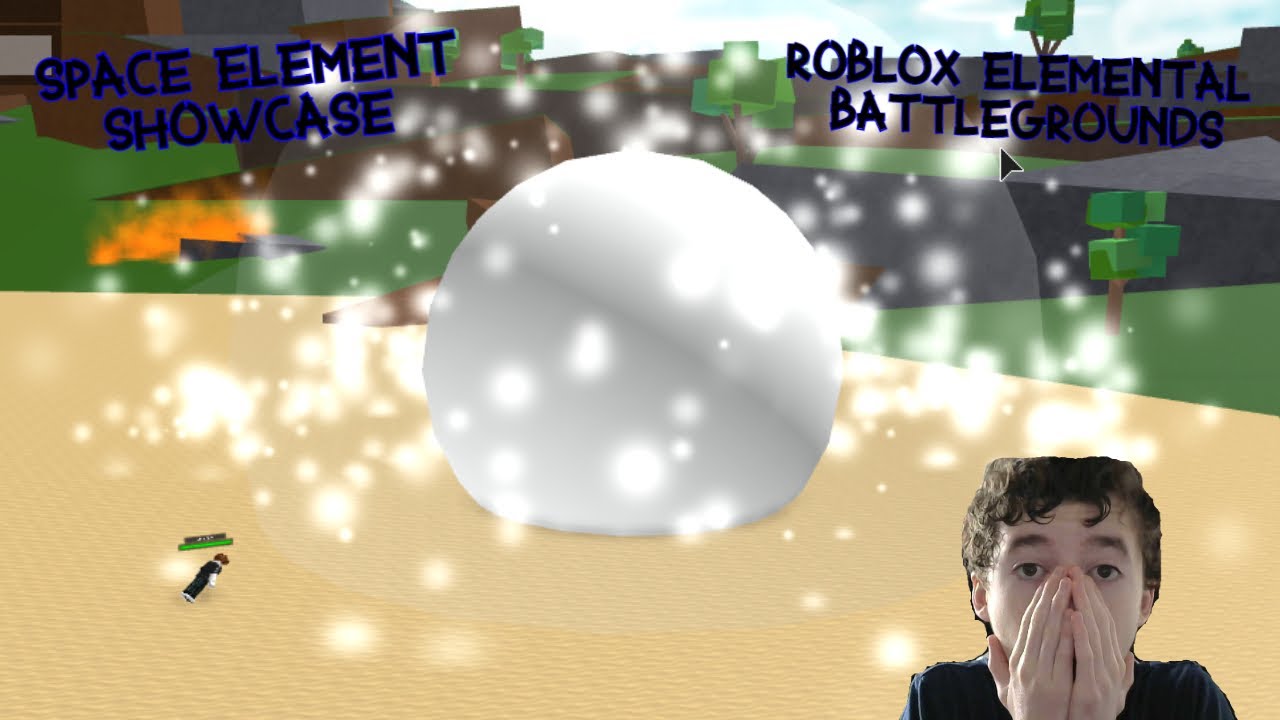 Showcase On Space Element | Roblox Elemental Battlegrounds - YouTube
