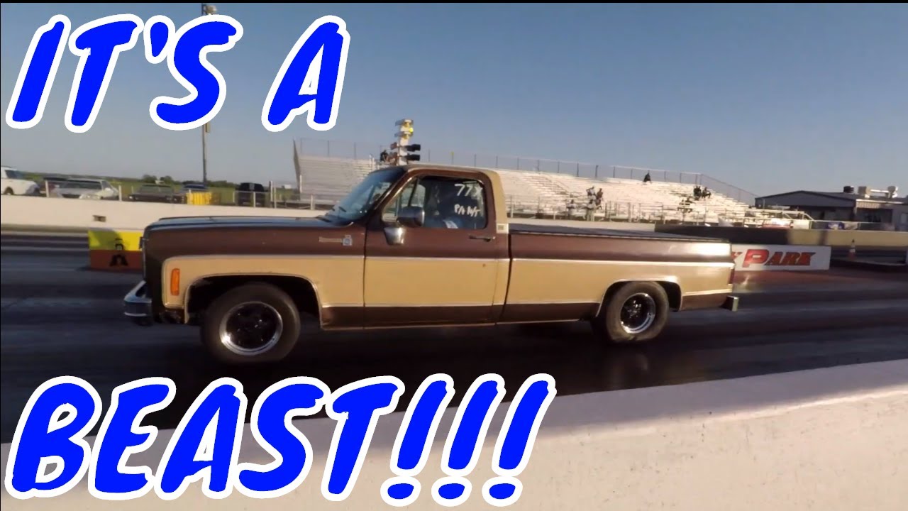 ls turbo square body truck blow through carburetor - YouTube