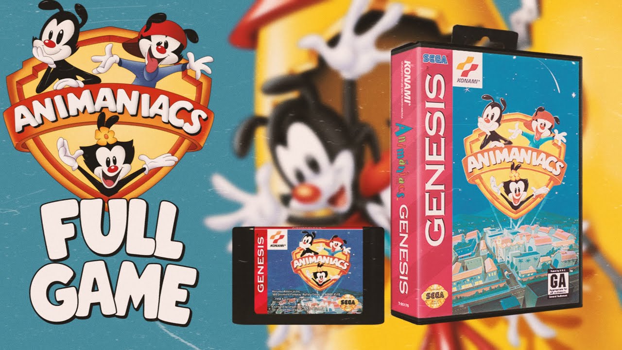Animaniacs – Sega Genesis Longplay | Classic Konami Cartoon Platformer ...