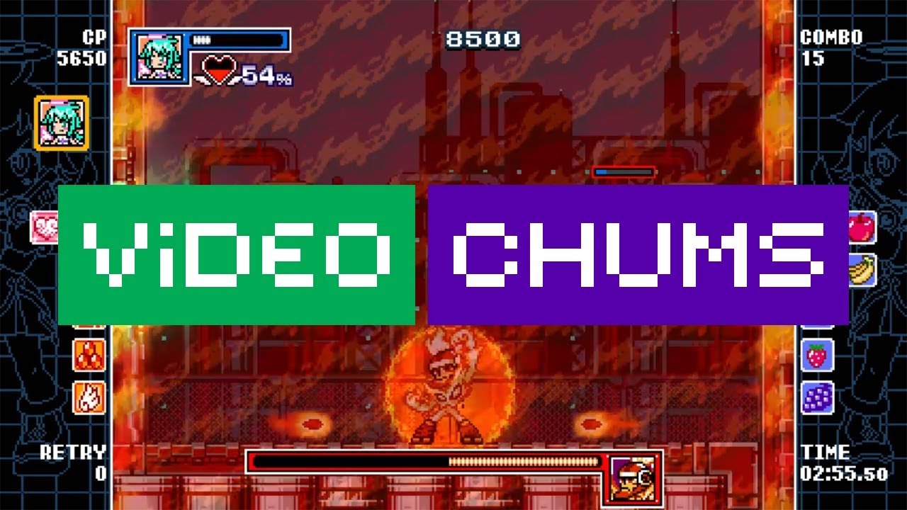 Gal Gunvolt Burst Gameplay | PS4 - YouTube