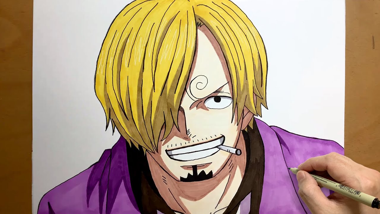How to Draw Sanji from onepiece | step by step | Easy to draw | draw ...