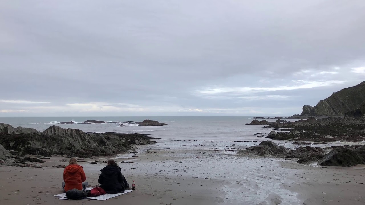 [UK BEACHES] Sandy Bay/ Lee Cove, North Devon. Timelapse - YouTube