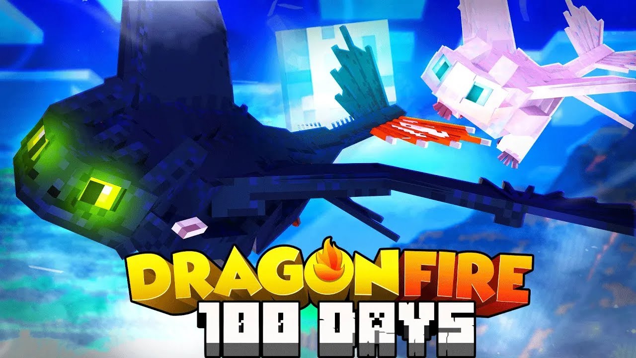 I Survived 100 Days in the NEW Dragonfire Mod... Here's What Happened ...