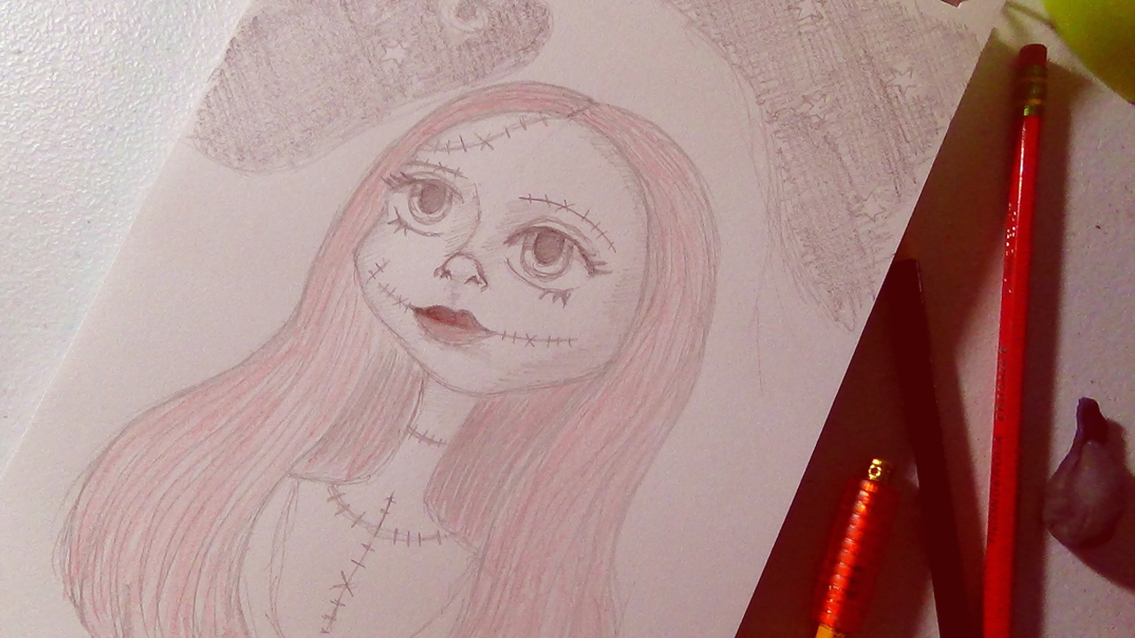 ASMR Drawing Sally from NMBC - YouTube