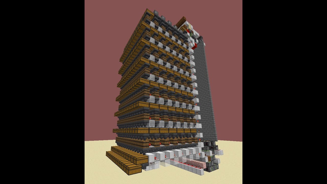 Minecraft Contraption: 100M bulk storage showcase - YouTube