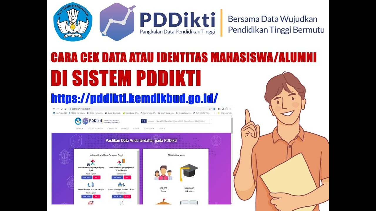 CARA CEK NAMA/DATA MAHASISWA ATAU ALUMNI DI SISTEM PANGKALAN DATA ...